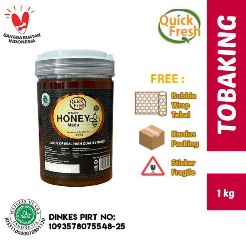 Jual Madu Murni Asli Quick Fresh Honey 1kg Bucket Plastik Di Seller ...