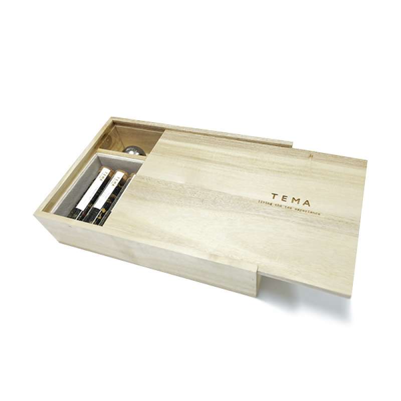 Jual Tema Tea Wooden Box Gift - 10 Tea Tubes And Strainer Di Seller ...