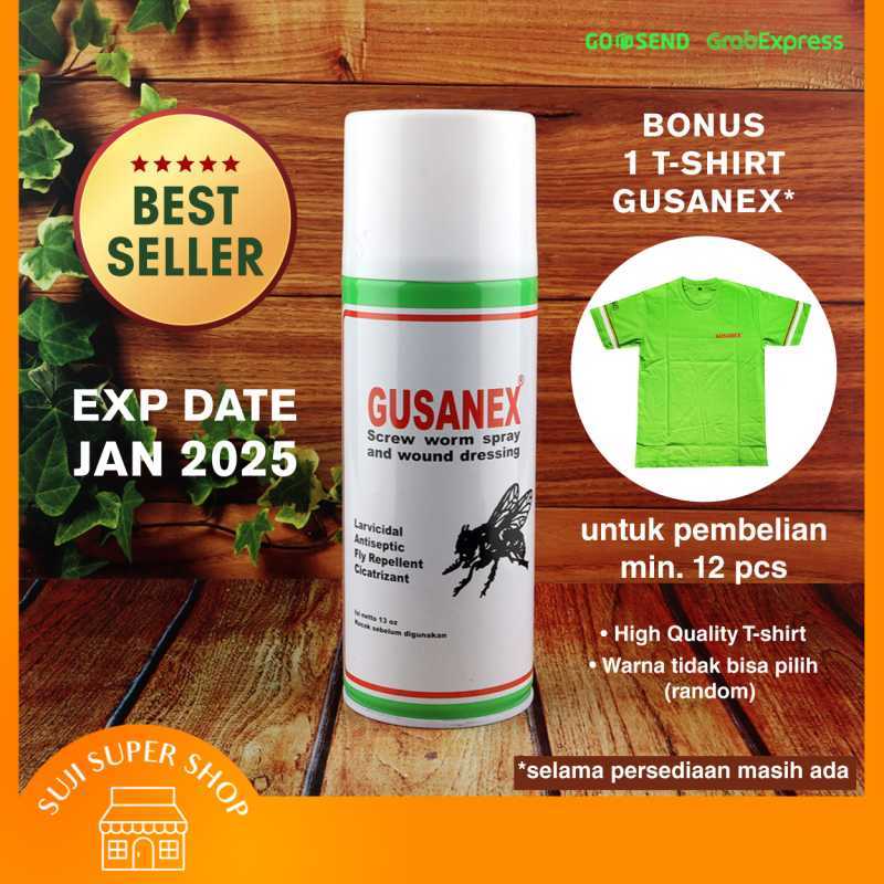 Jual Gusanex Spray Obat Semprot Anti Lalat Untuk Luka Hewan 100% ...