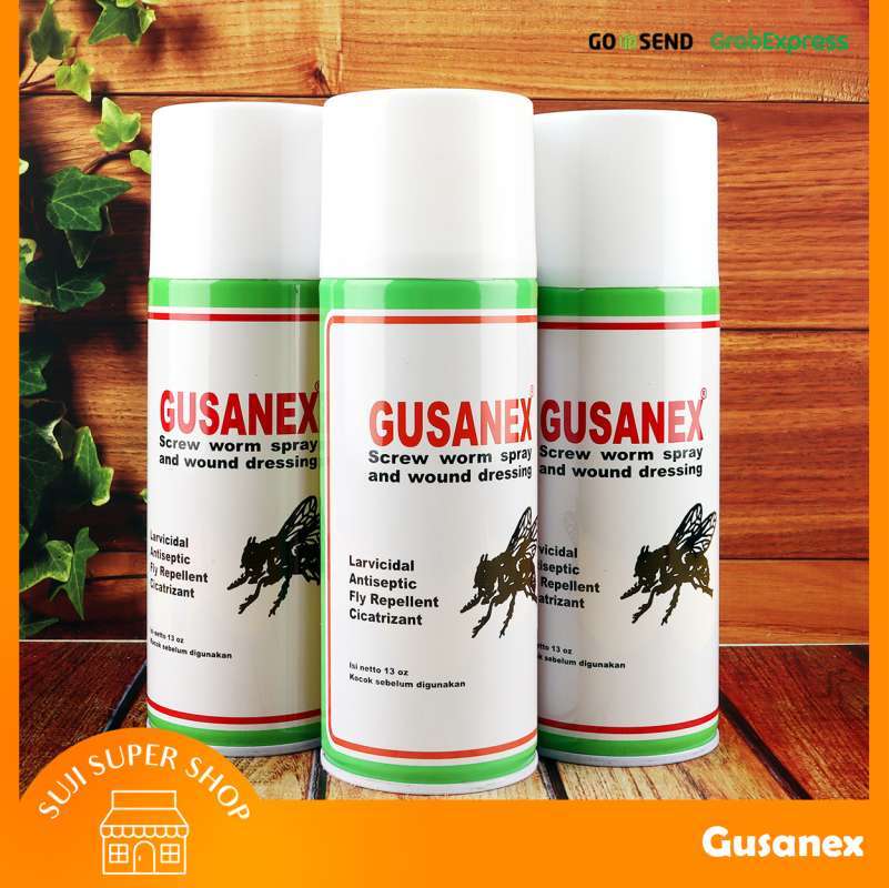 Jual Gusanex Spray Obat Semprot Anti Lalat Untuk Luka Hewan 100% ...
