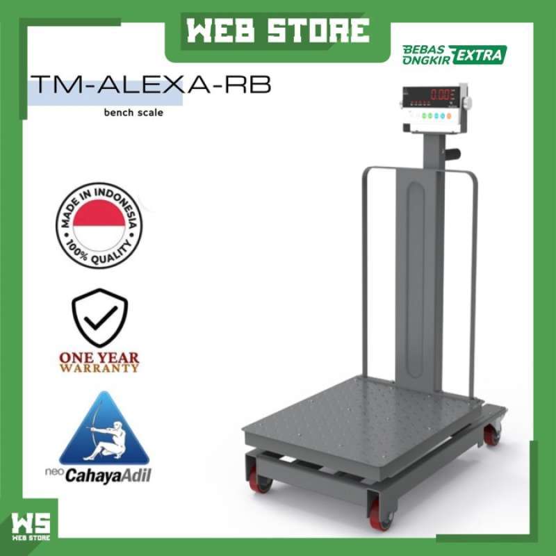 Promo TIMBANGAN 300KG TMR B ALEXA CAHAYA ADIL DIGITAL SCALE FERBENG ...