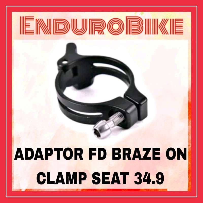 Jual ADAPTOR FD BRAZE ON CLAMP SEAT TUBE 34.9 ROADBIKE SEPEDA LIPAT ...