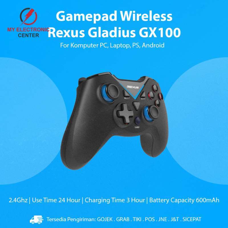 Promo Gamepad Rexus Gladius Gx100 Stick Wireless Gaming Komputer Pc ...