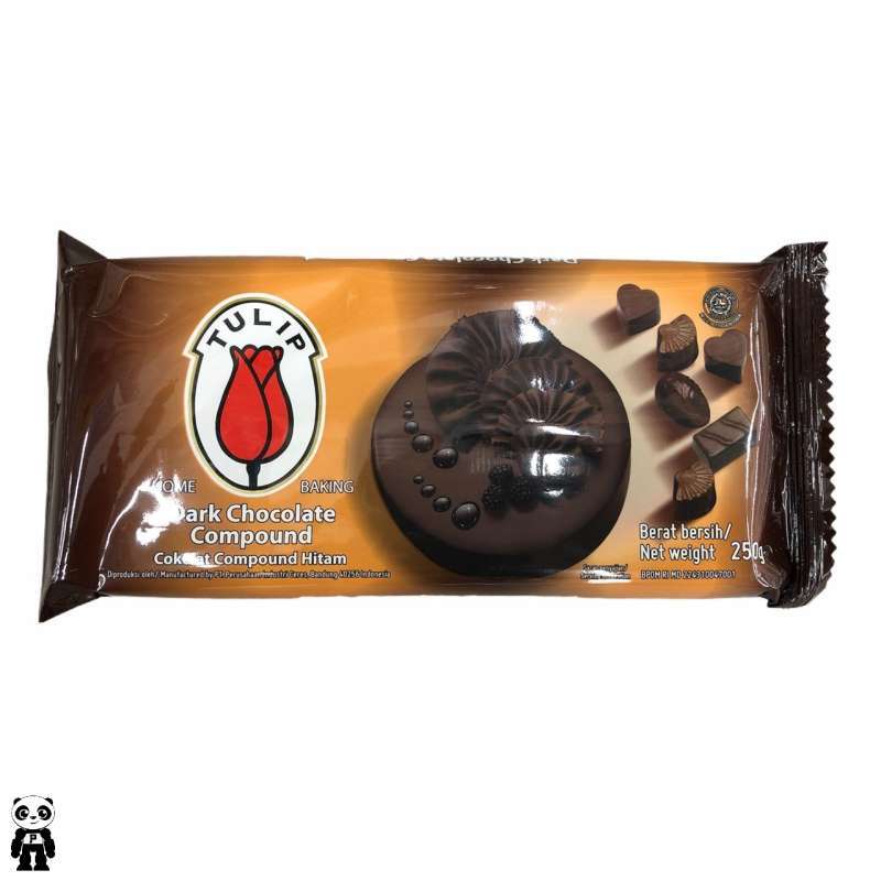 Jual Tulip Dark Chocolate Compound 250g Coklat Hitam Compound Di Seller ...