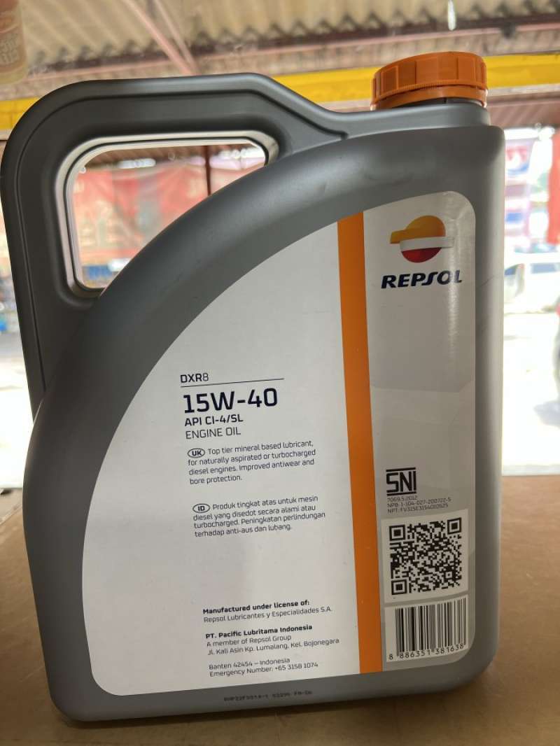 Jual Repsol Diesel Super Turbo SHPD SAE 15W-40 Galonan ASLI DAN MURAH ...