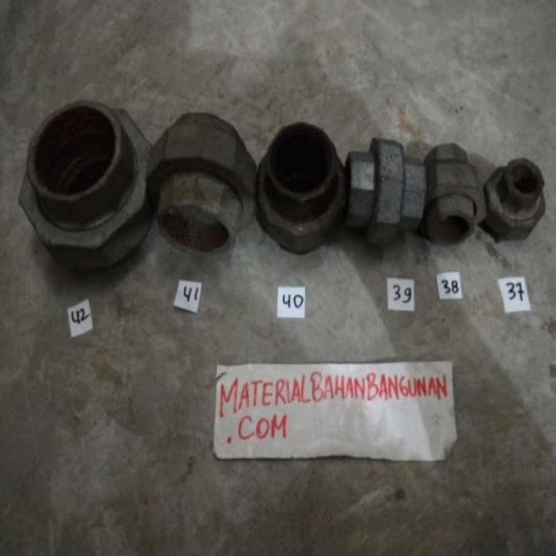 Jual Promo Water Mur Besi 1 Inch Watermur Union Socket Besi Galvanis ...