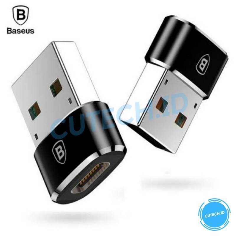 Jual Baseus Converter / Otg Adaptor Usb A To Type C (support Fast ...