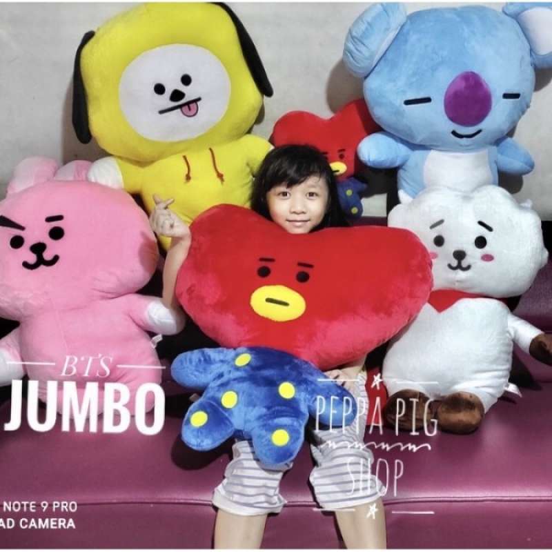 Jual Free Ongkir Boneka Bts Bt21 Kpop Jumbo Tata Chinmi Chooky Koya Rj ...