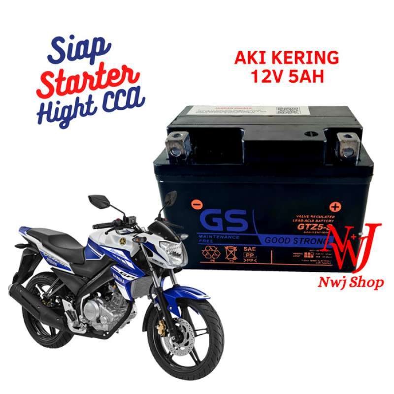 Jual Aki Motor Yamaha Vixion R15 Xabre Byson GTZ5S YTZ5S GS Y Accu ...
