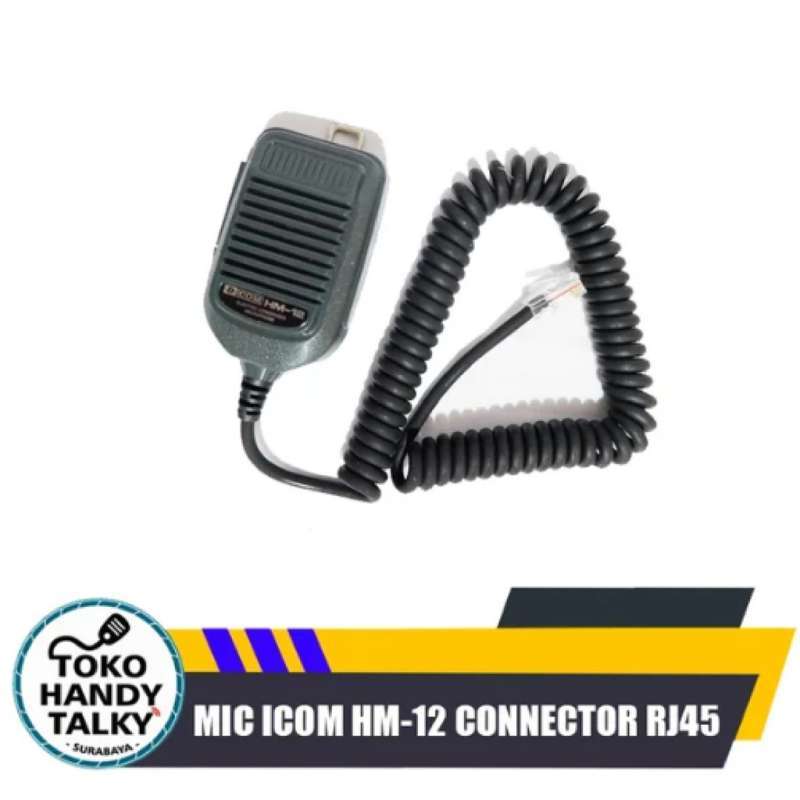 Jual MIC ICOM HM-12 CONNECTOR RJ45 di Seller Tokohandytalky ...