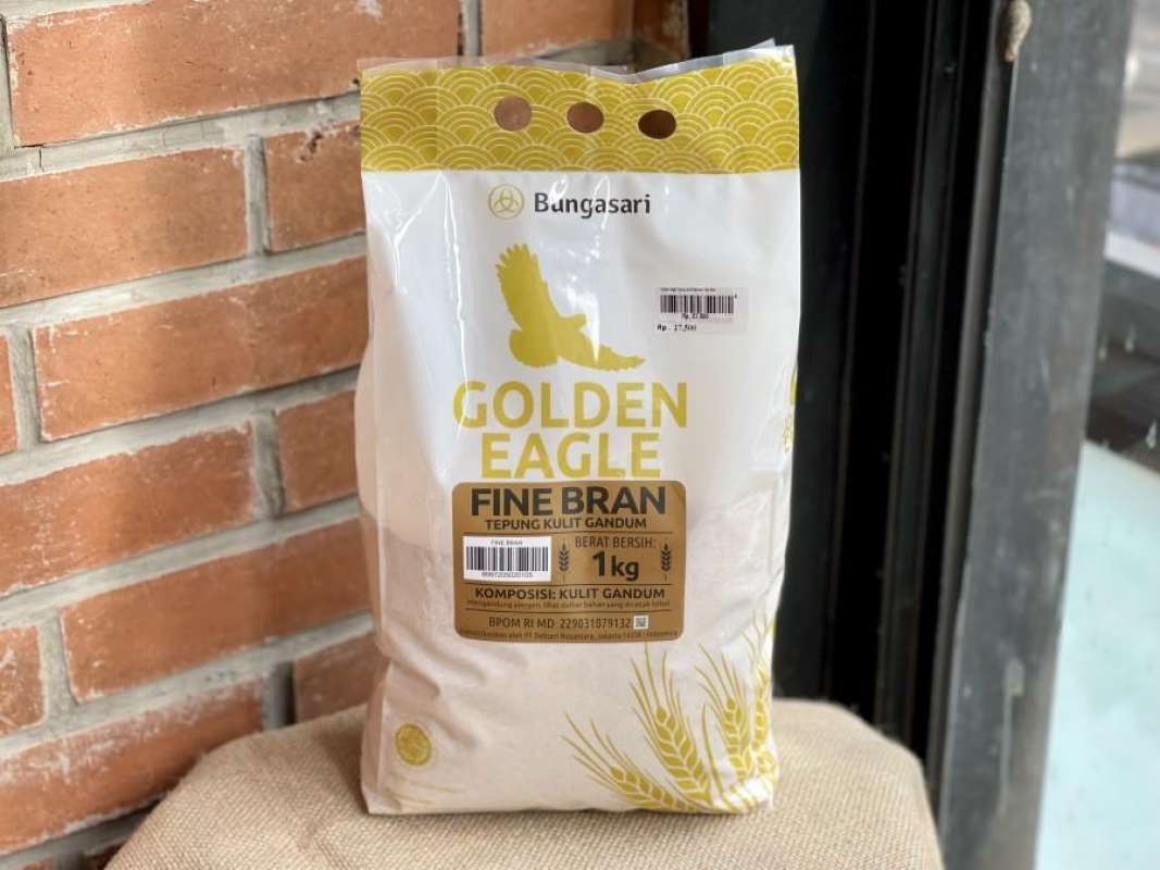 Jual Golden Eagle Tepung Kulit Gandum Tepung Sehat Wheat Flour 1KG di ...