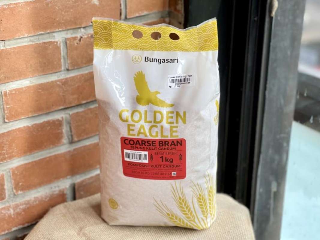Jual Golden Eagle Tepung Kulit Gandum Tepung Sehat Wheat Flour 1KG di ...
