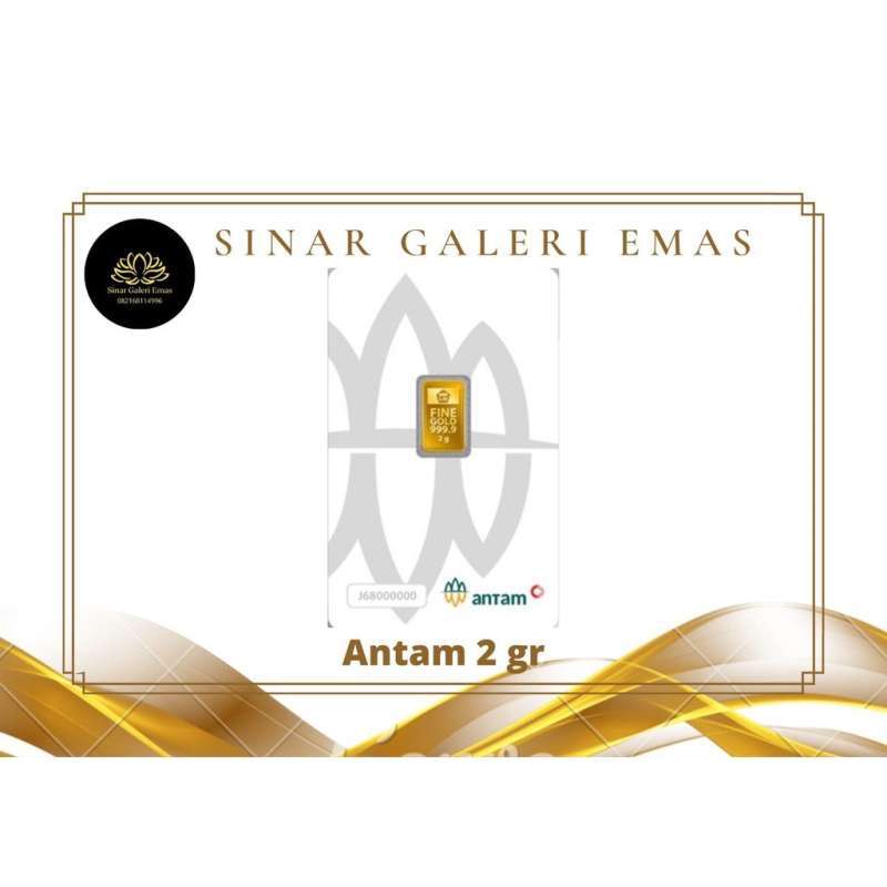 Jual ANTAM Reguler Series 2 Gram Certieye Redmark TERMURAH TERLARIS ...