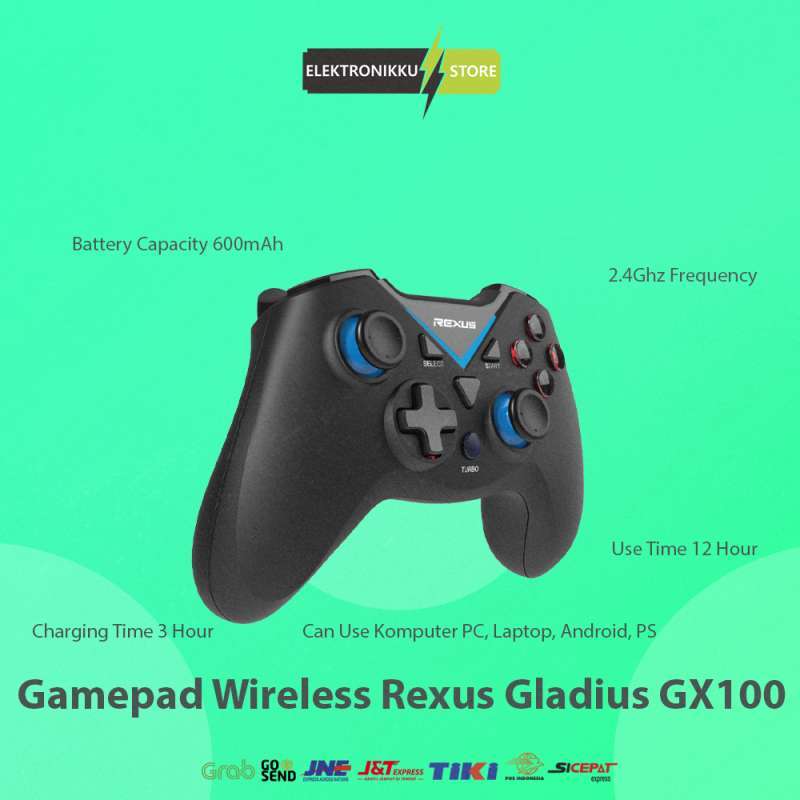 Promo Gamepad Wireless Rexus Gladius Gx100 Stick Gaming Komputer Pc ...