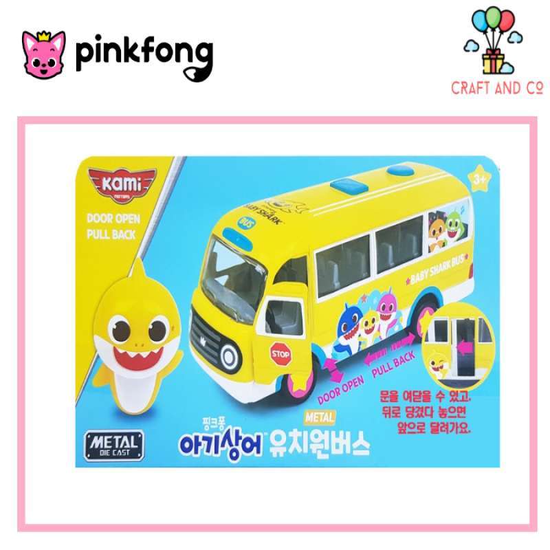 Jual Mainan kindergarten bus Pinkfong/ Babyshark / Pororo diecast ...