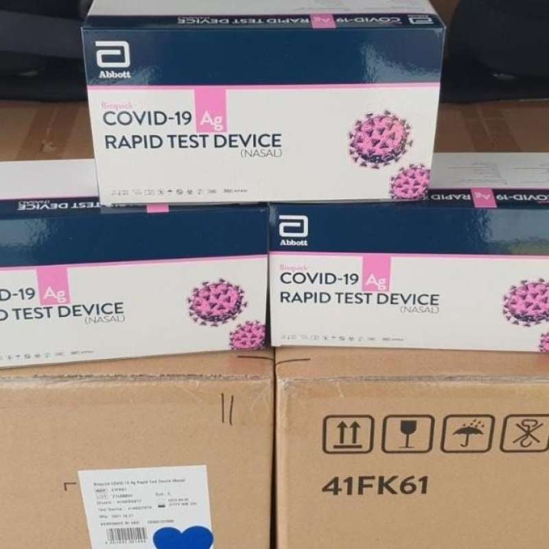 Jual New Swab Test Antigen Panbio Abbott Bioquick Nasal Isi 25 Pcs ...