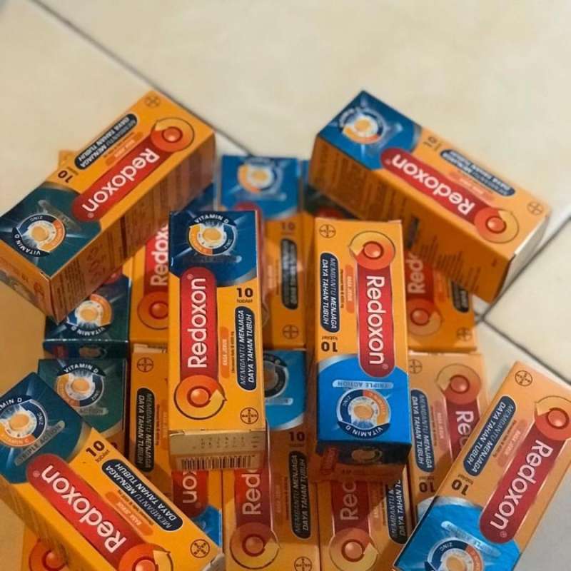 Jual Redoxon Triple Action 10 Tablet Original Jeruk Di Seller Vitamin ...