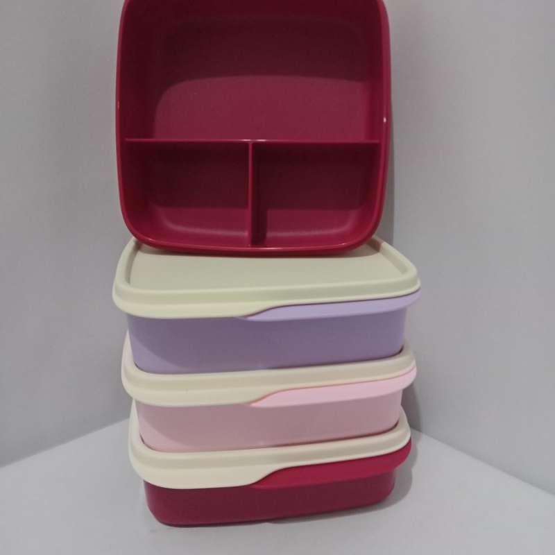 Jual Tupperware lolly loli loly tup tempat bekal sekat di Seller al ...