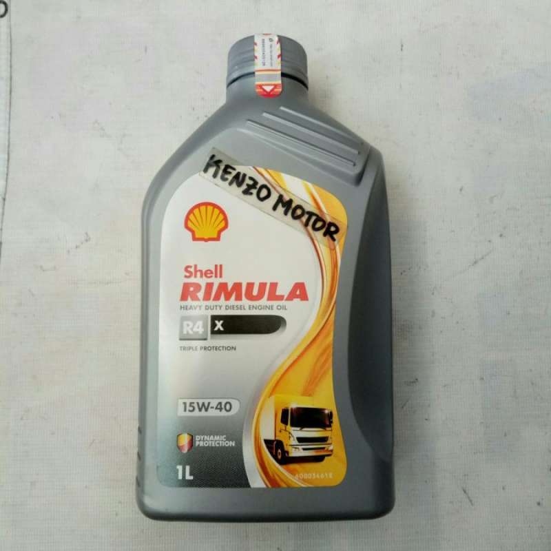 Promo Asli Segel Barcode Oli Mesin Mobil Diesel Shell Rimula R4X 15W-40 ...
