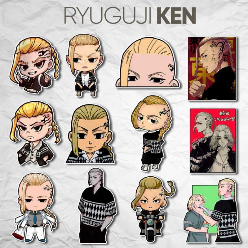 Jual Sticker tokyo revenger Draken / Stiker pack Draken waterproof di ...