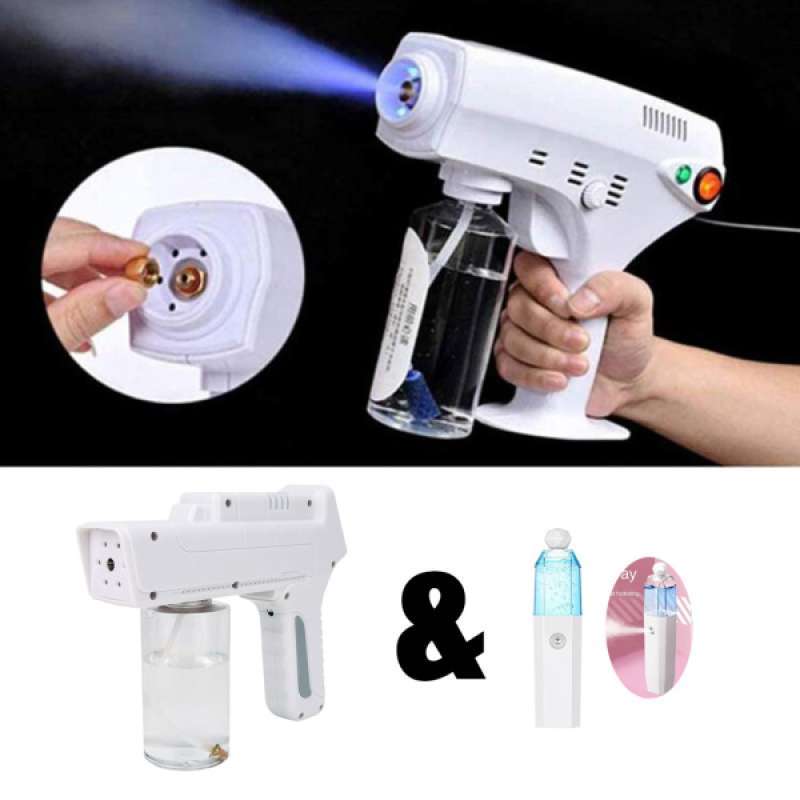 Promo Rechargeable Nano Sanitizer Sprayer Disinfectant Fogger 350ml ...