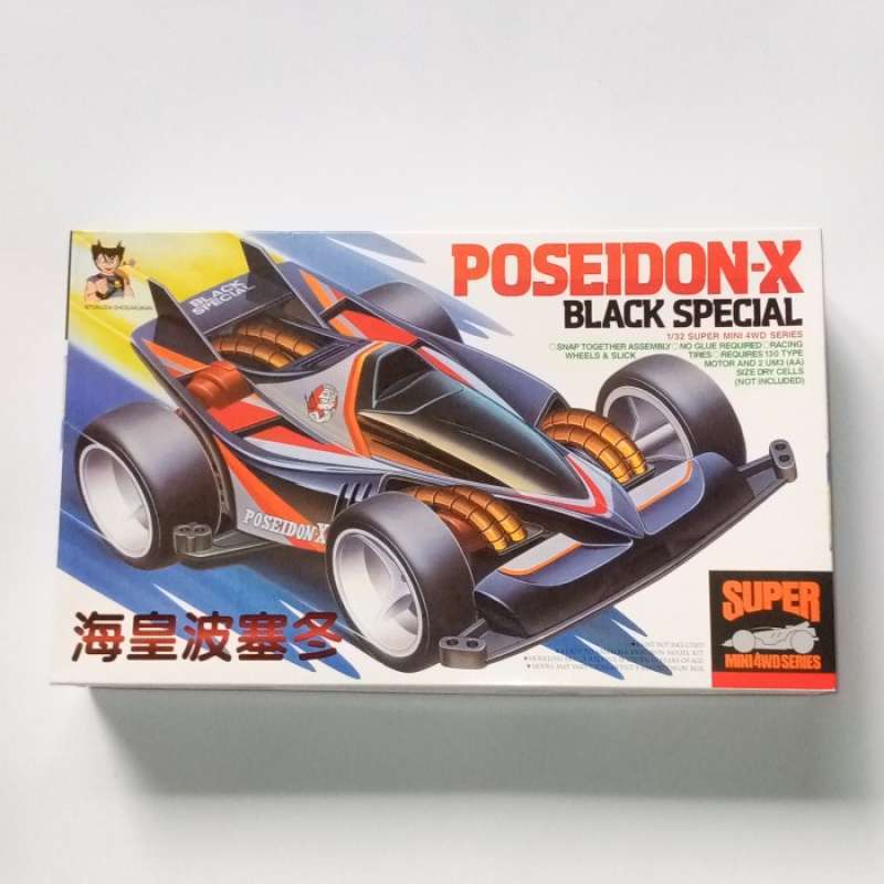 Promo Tamiya Mini 4Wd Merk Ruize Poseidon X Black Special Diskon 33% di Seller Zakiya Storee ...