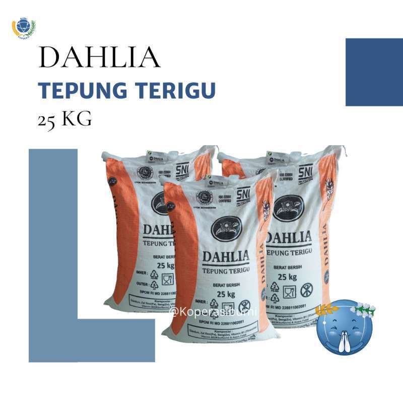 Promo Tepung Terigu Dahlia 25 Kg Diskon 4% di Seller Koperasi BUMI ...