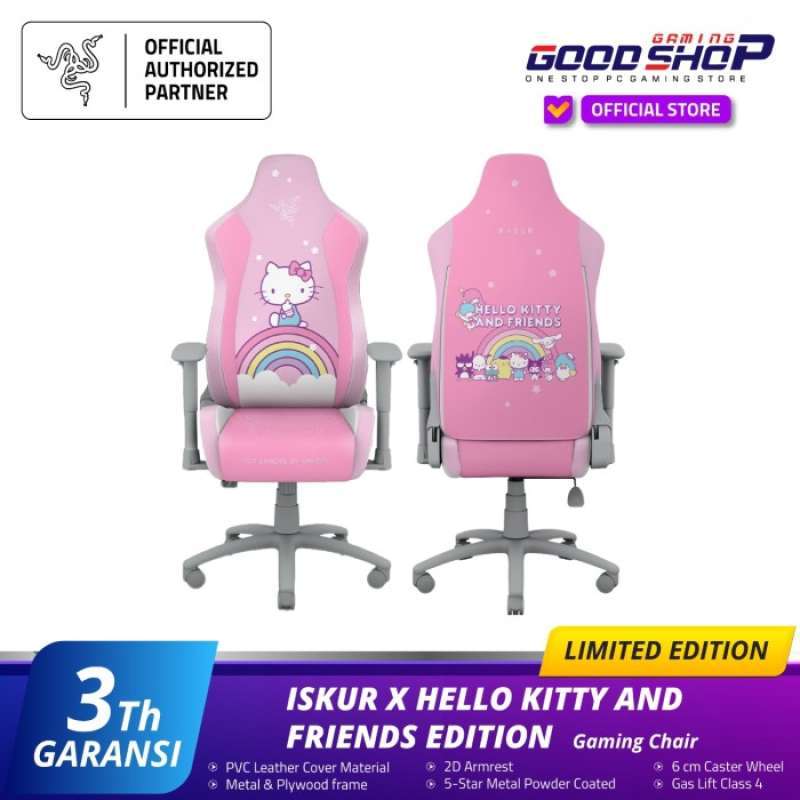 Promo Razer Iskur X Hello Kitty and Friends Edition - Gaming Chair ...