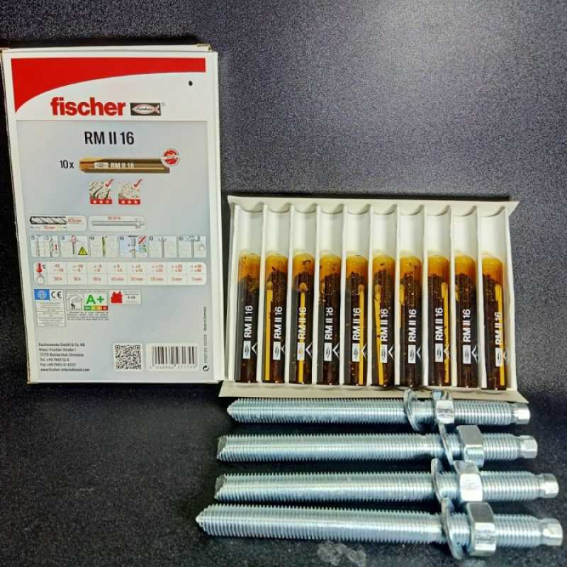 Jual Fischer Rm Ii 16 M16 Chemical Anchor + Besi Angkur M16 Di Seller ...