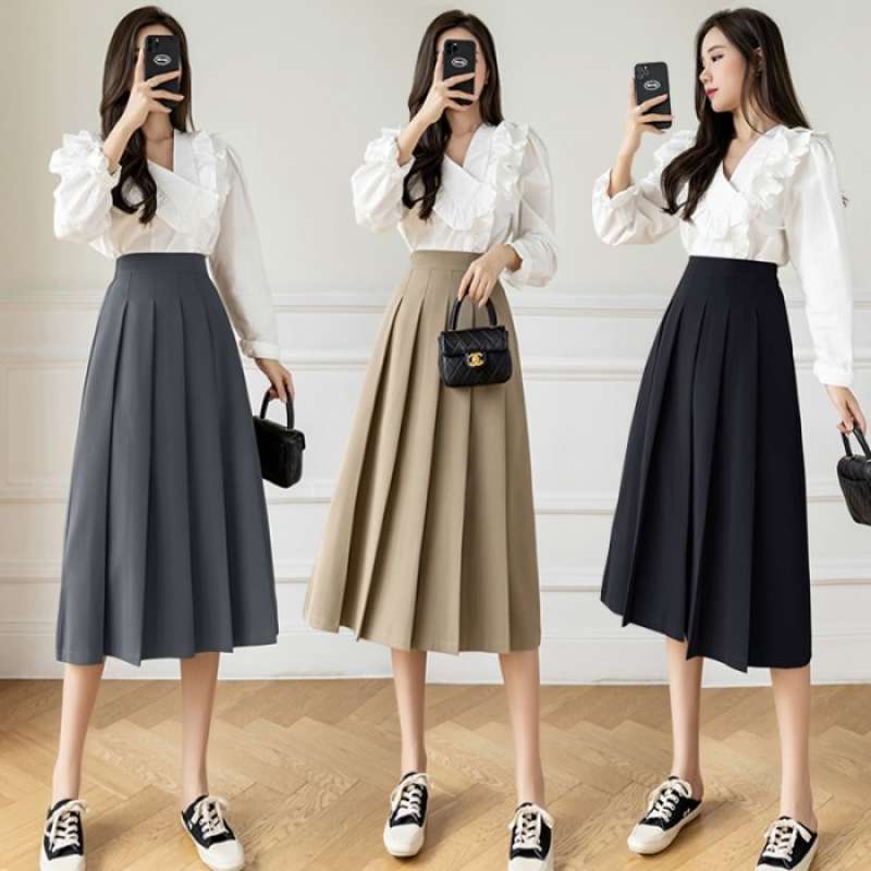 Jual Rok Skrit Korea Model Terbaru & Kekinian - Harga Diskon Juli 2024 ...