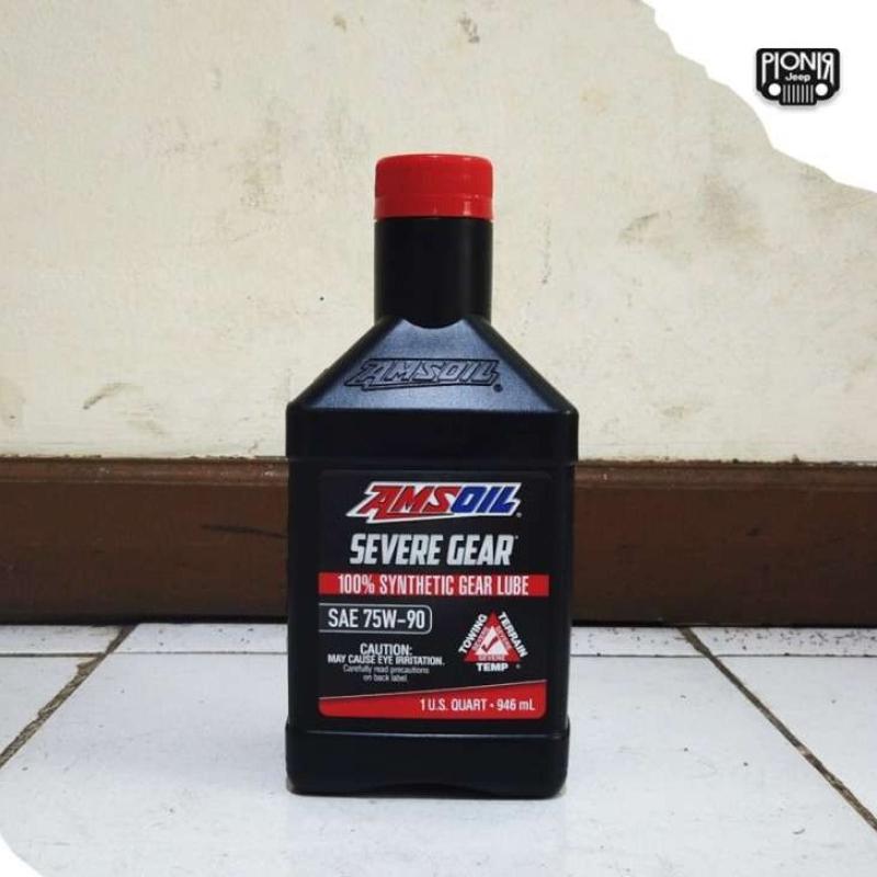 Jual AMSOIL Severe Gear SAE 75W-90 Full Synthetic Gear Lube Oli Gardan ...