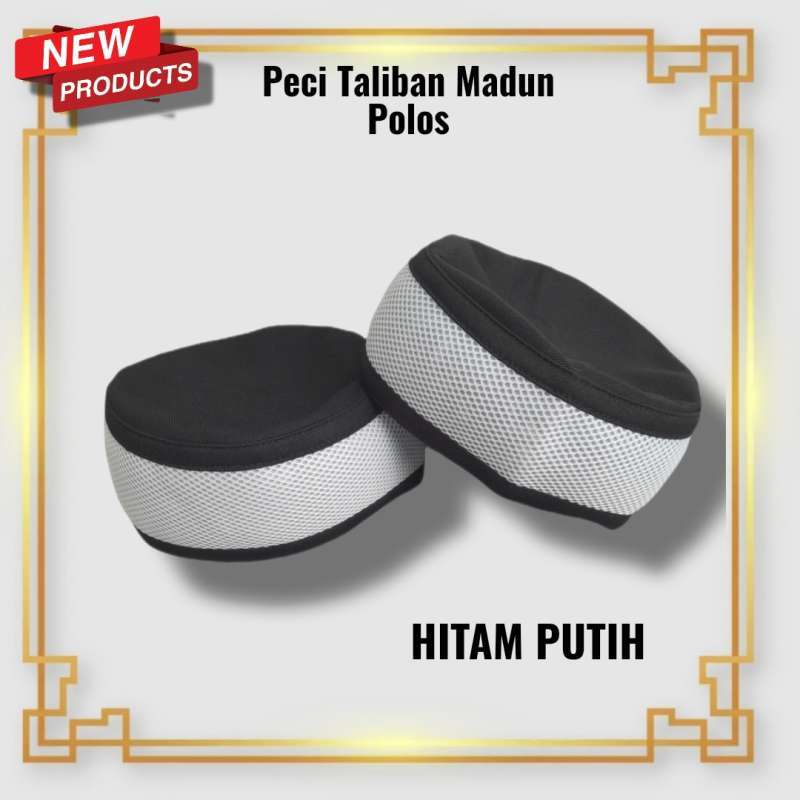 Jual Peci Haji Taliban Madun Murah , Kopiah Madun , Peci Taliban Hitam ...