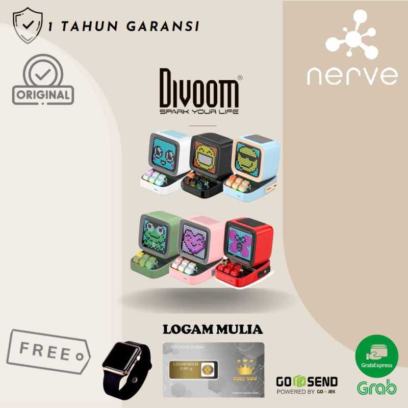 Jual Divoom Ditoo Plus Retro Pixel Art Game Bluetooth Speaker - Green ...