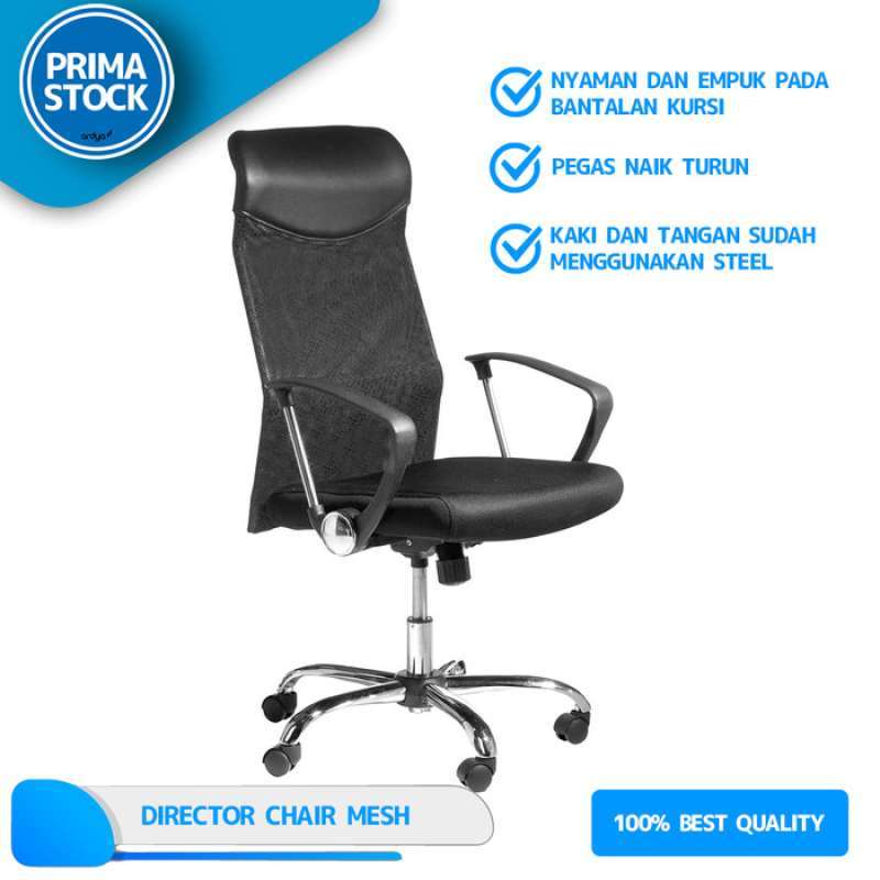 Promo Kursi Direktur Kantor Kerja Gaming Jaring Mesh Dudukan Tinggi ...