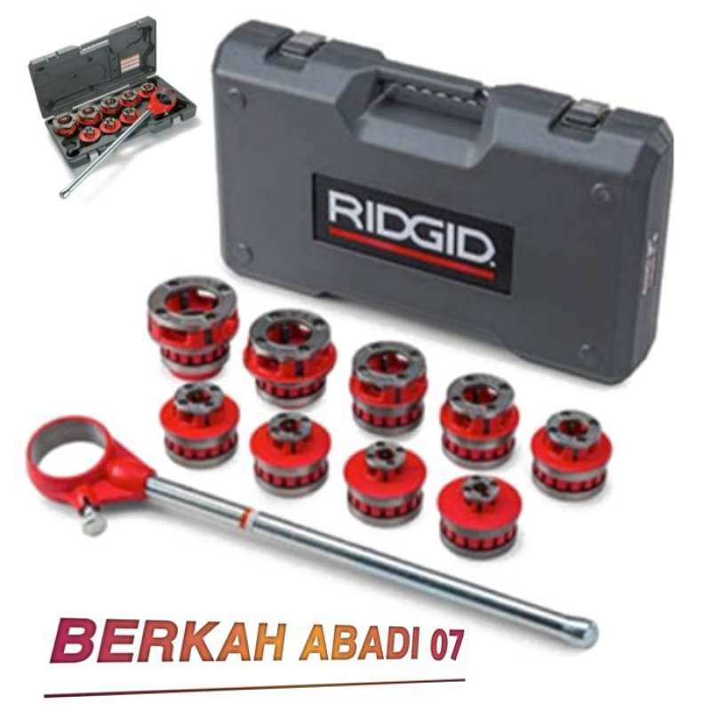 Promo Alat Snai/Snay Drat Pipa Manual Set RIDGID-Ratchet Die Stok Senay ...