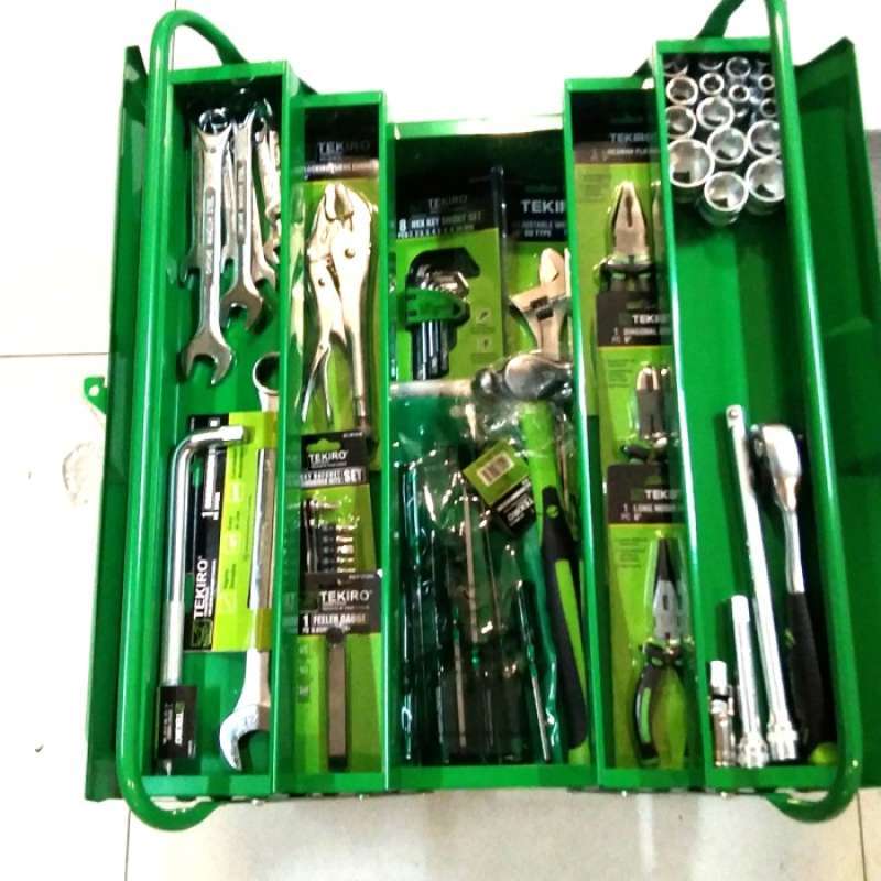 Promo Tekiro Tool Box Set 72 Pcs / Mekanik Tools 72 Pcs /tools Alat ...
