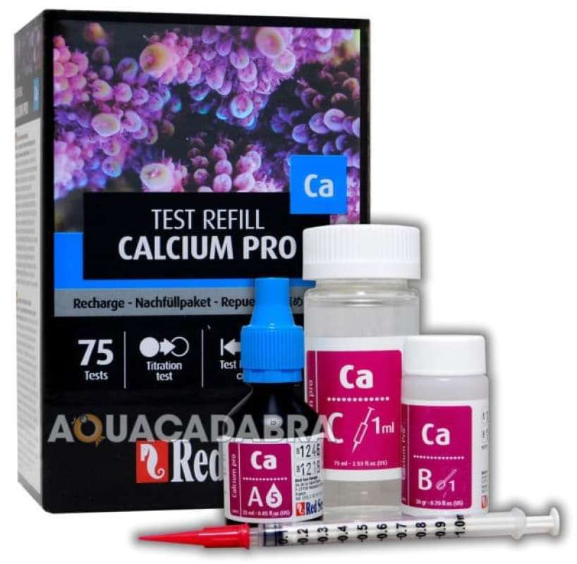 Promo Red Sea Calcium Pro Test Kit Refill 75 Test Diskon 23% di Seller ...