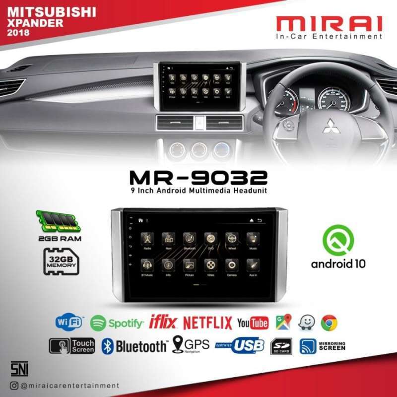 Jual Head unit android xpander - tv oem xpander mirai mr1032 - plug n ...
