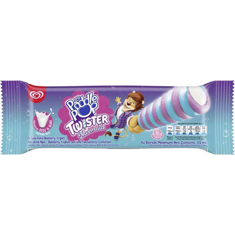 Jual WALL'S Paddle Pop Twister Mermaid 55ml di Seller Alfamart Click ...