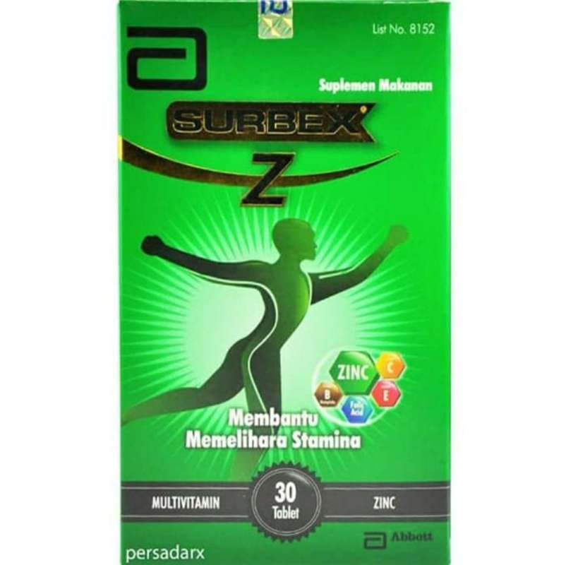 Jual Surbex Z Multivitamin isi 30 di Seller Shennshop - Paku Jaya, Kota ...