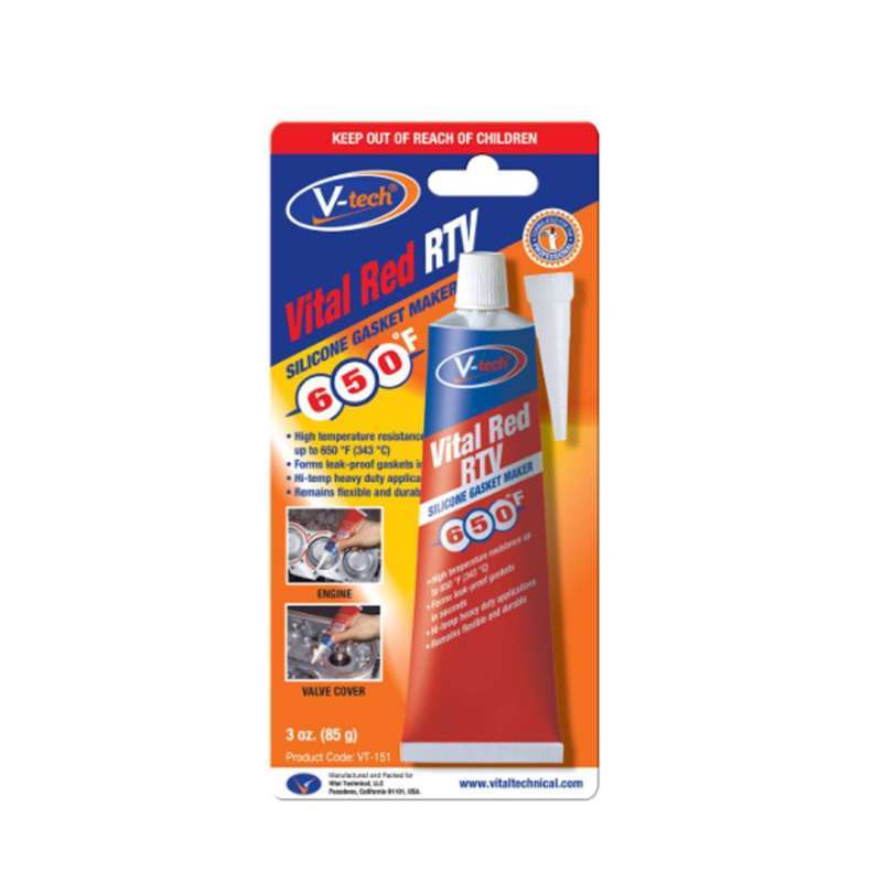 Jual VTech Silicone GASKET VITAL Red RTV di Seller CV. PRIMARINDO ...