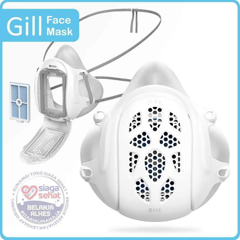 Jual Masker Pakai Ulang - Gill Face Mask Reusable Respirator (for Kids ...
