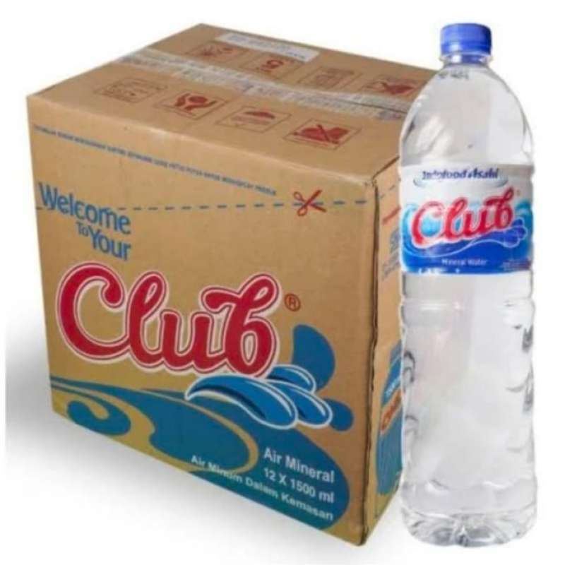 Jual Air Mineral Club Botol 1500ml Kemasan Karton Isi 12pcs Di Seller ...