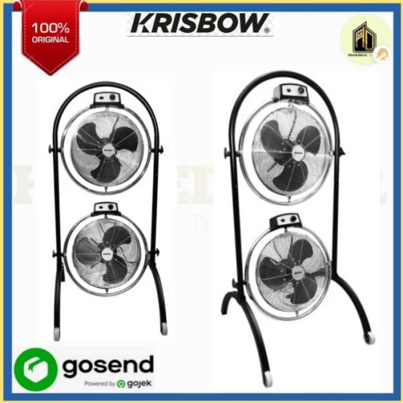 Promo KRISBOW KIPAS ANGIN INDUSTRIAL DOUBLE FAN 40 CM / KIPAS ANGIN ...