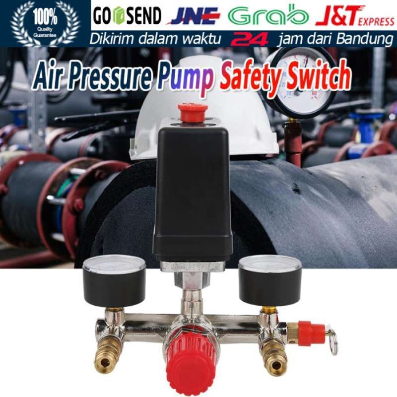 Promo SET LENGKAP OTOMATIS KOMPRESOR SET & KRAN & SAFETY VALVE ...