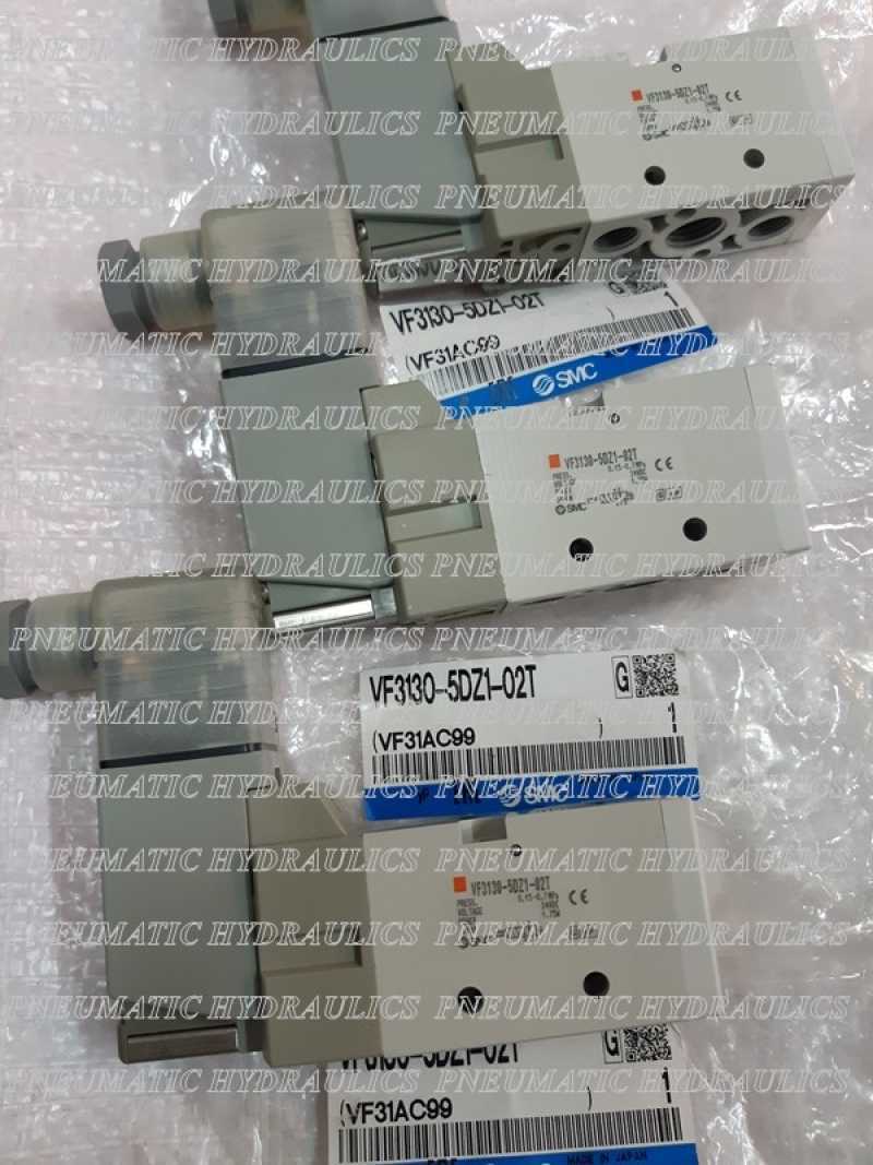 Promo SMC SOLENOID VALVE 24VDC VF3130-5DZ1-02 SMC VF3130-5DZ1-02T SMC ...
