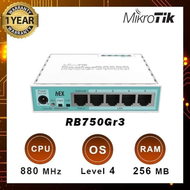 Jual Mikrotik Rb750gr3 Hex Rb750g R3 Rb 750g Di Seller Multi Komputer ...