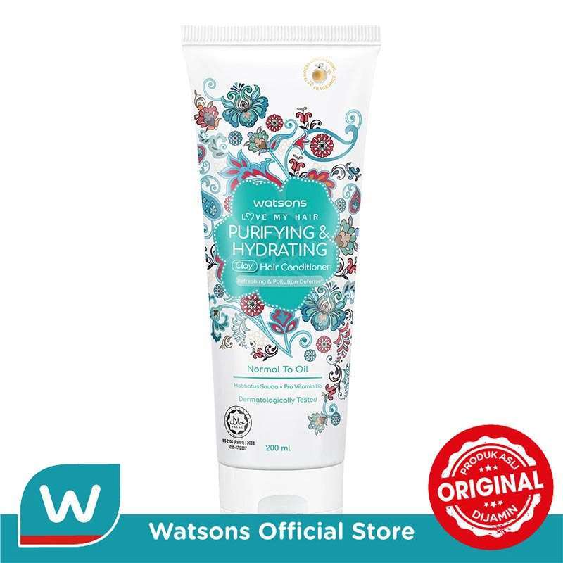 Promo Watsons Purifying & Hydrating Clay Hair Conditioner 200ml Diskon ...