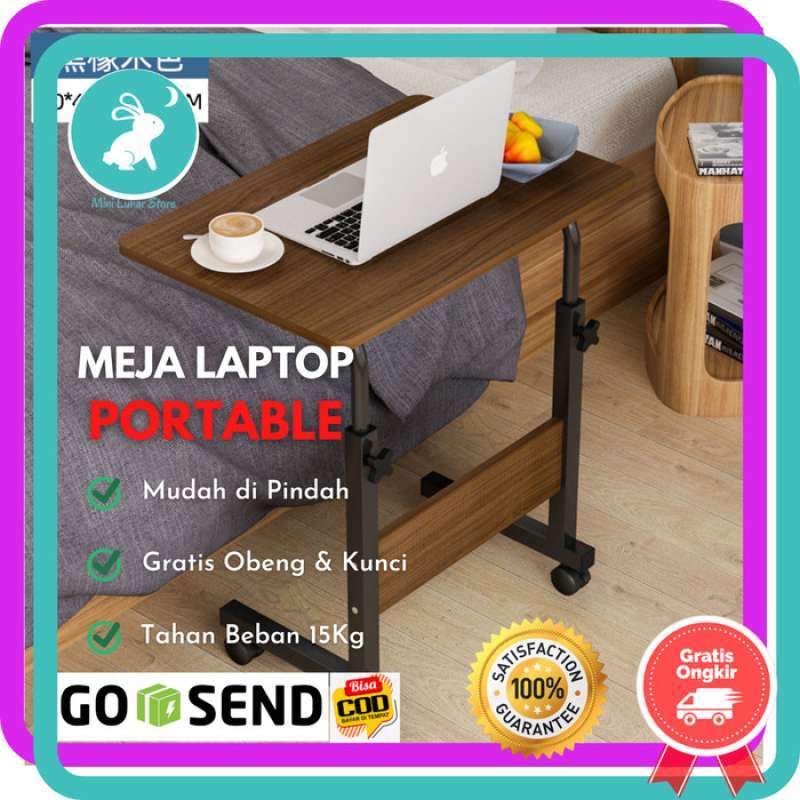 Jual Meja Laptop Roda / Meja Laptop Lipat Portable Standing Desk ...