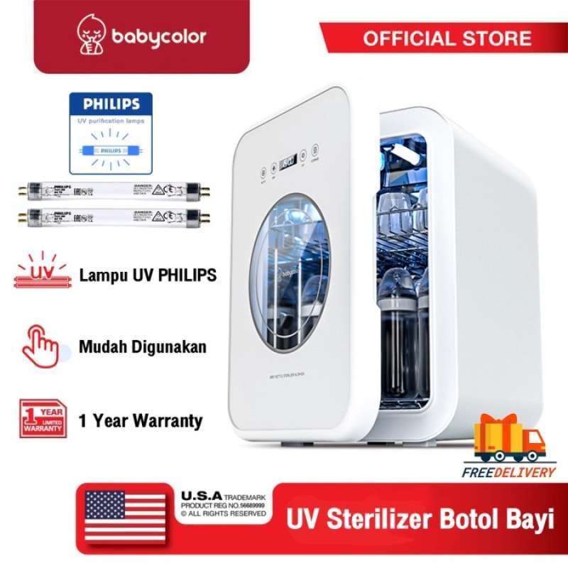Jual Uv Led Bayi Bottle Sterilizer Dryer Disinfectant Cabinet Box 18l ...